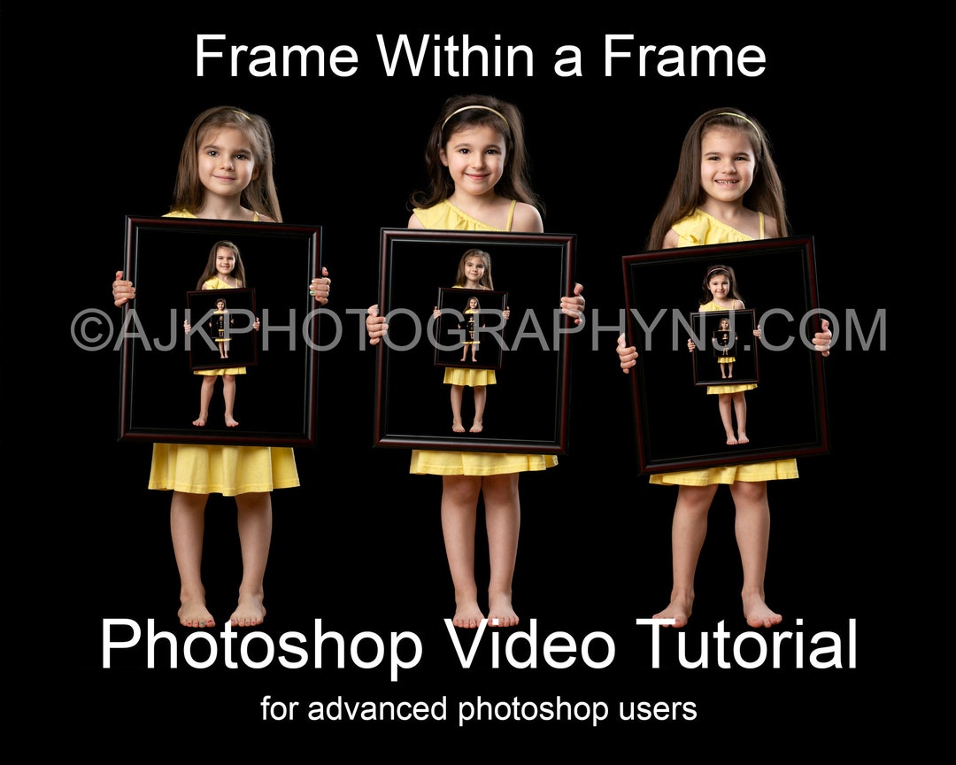 Frame Within a Frame Video Tutorial for Advanced Users, Photoshop Video ...