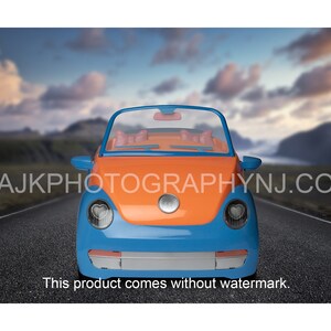 Digital Background, Toy Car Digital Backdrop, PSD Layered Photoshop ...