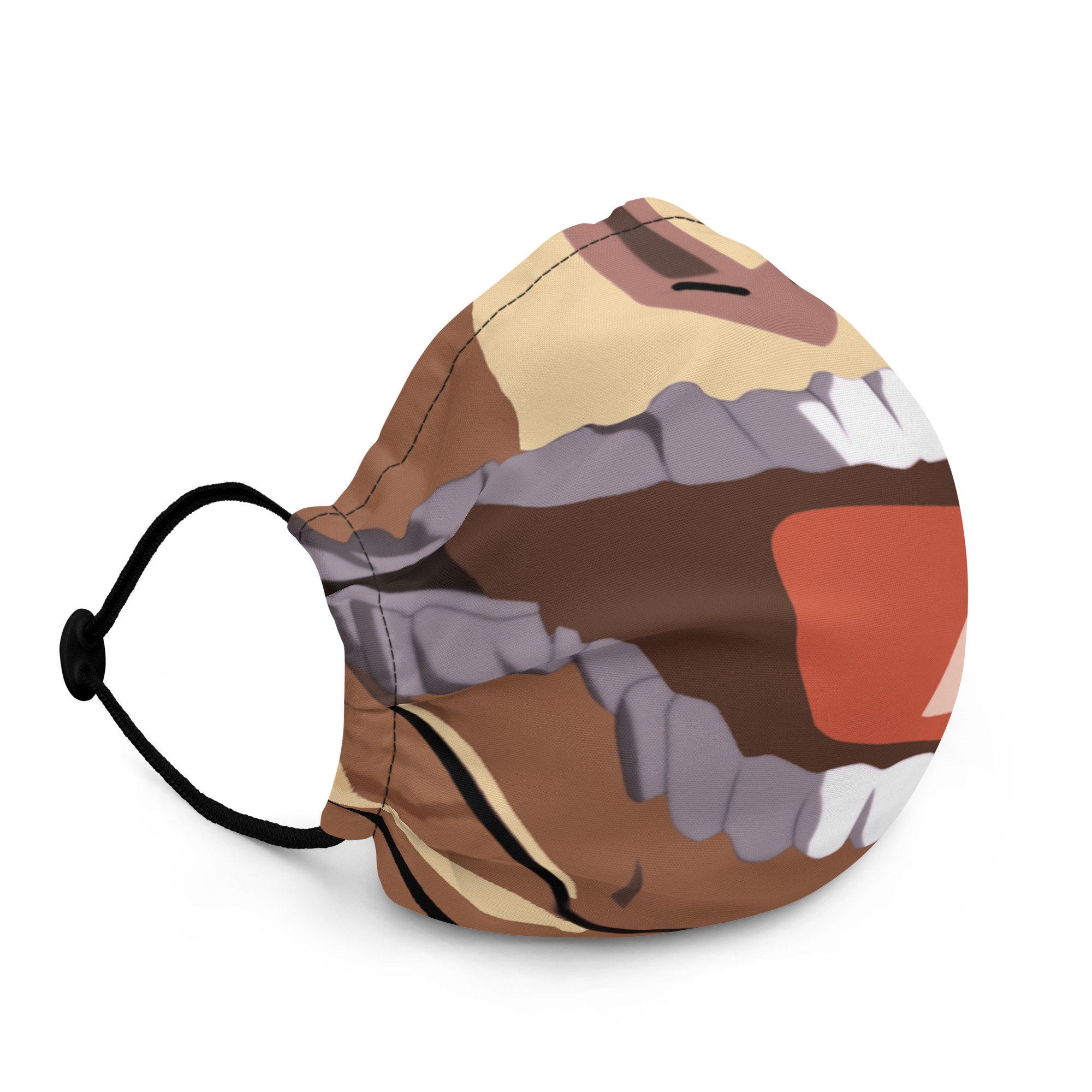 ANIME FACEMASK Titan Anime Mask Funny Facemask Japanese Inspired ...