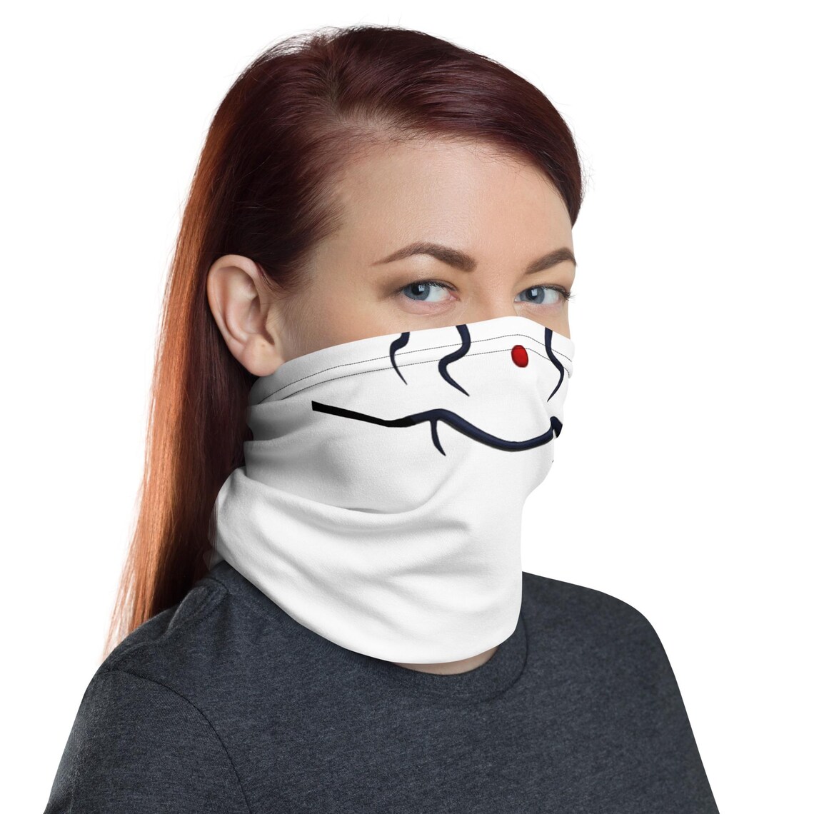 ANTI-MAGIC MASK - Anime Mask - Fantasy Neck Gaiter - Japanese Inspired ...