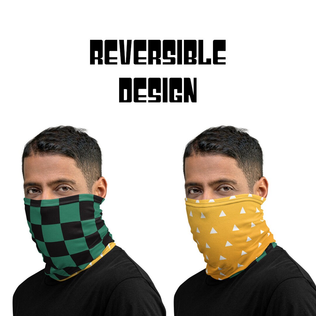 SLAYER ANIME MASK - Slayer Anime Cosplay Neck Gaiter - Printed Neck ...