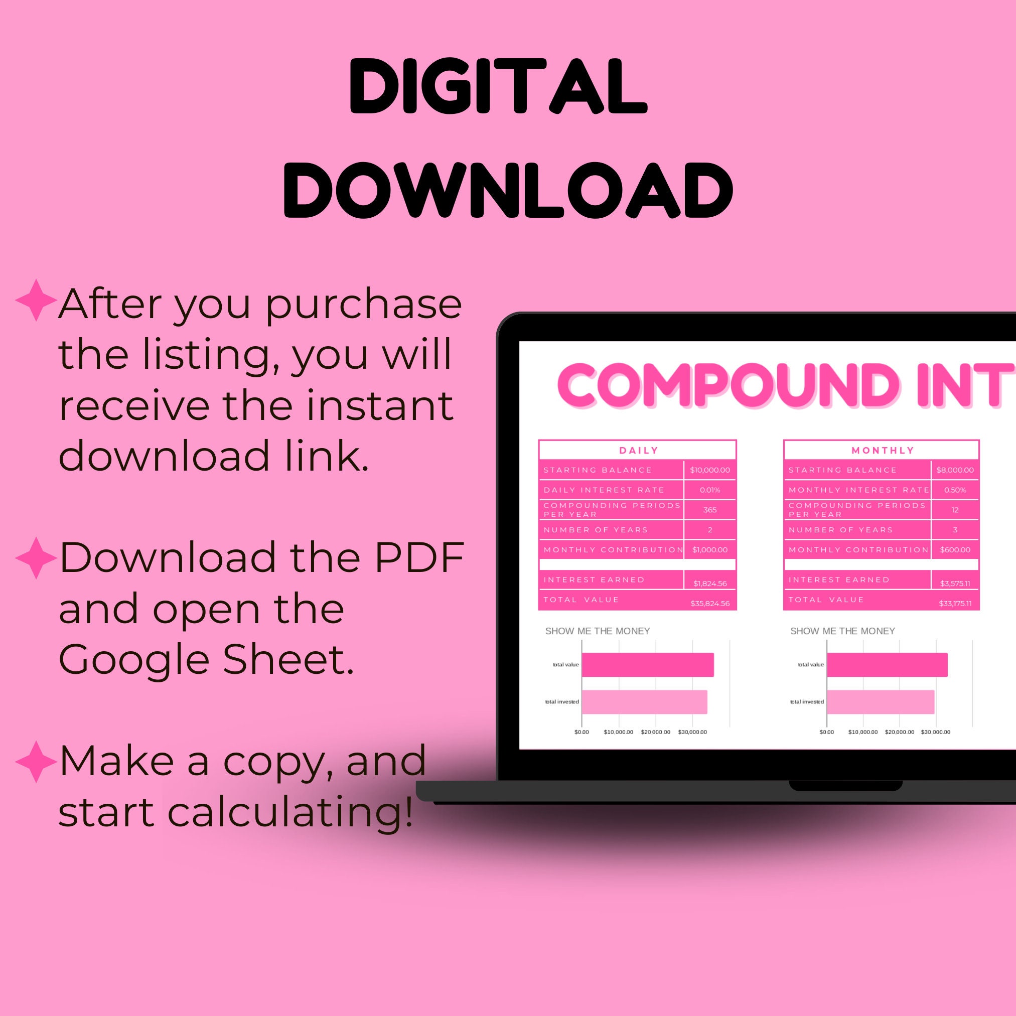 Compound Interest Calculator -precise Financial Planning Tool for ...