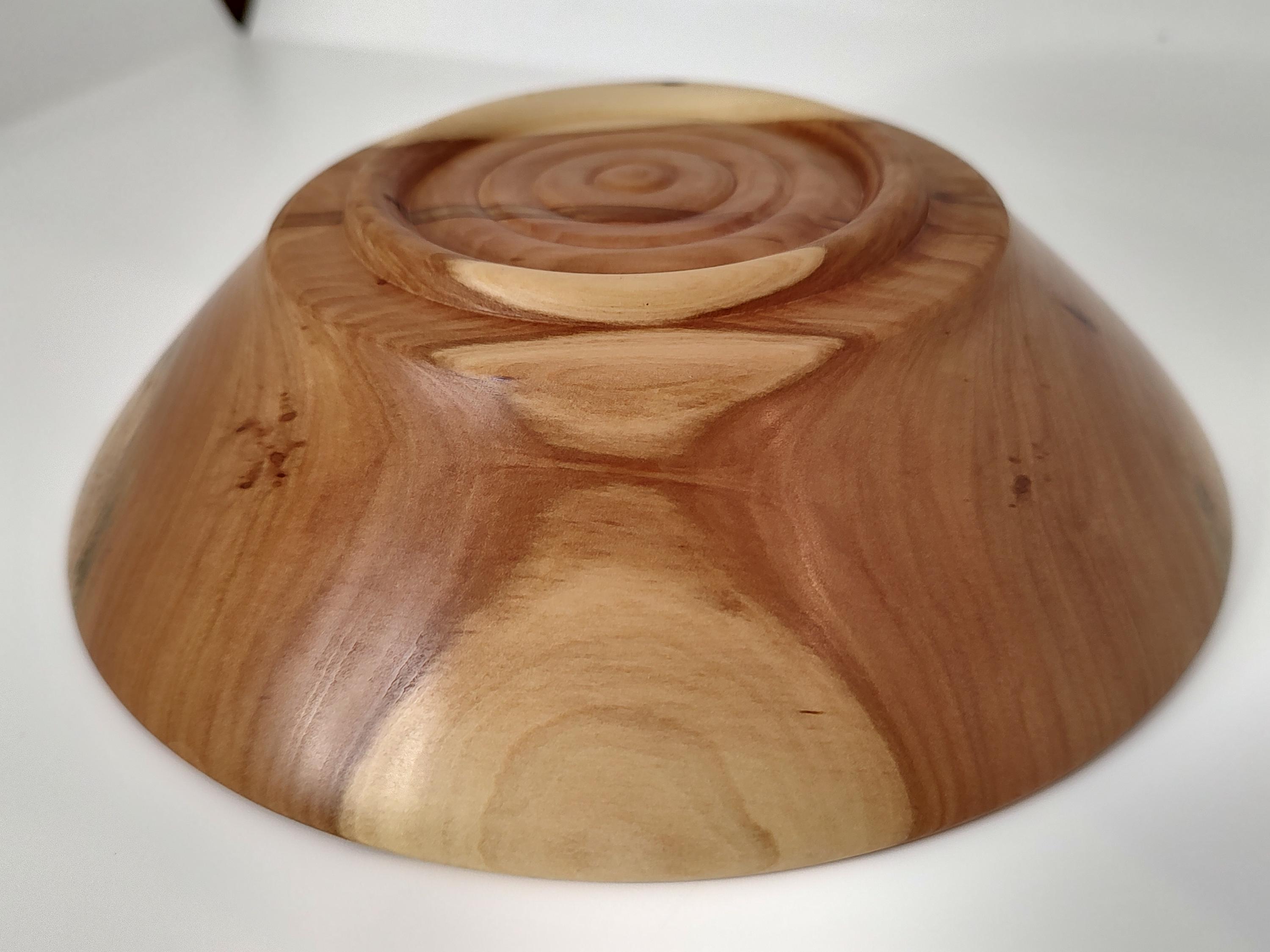 Apple Wood Bowl - Etsy