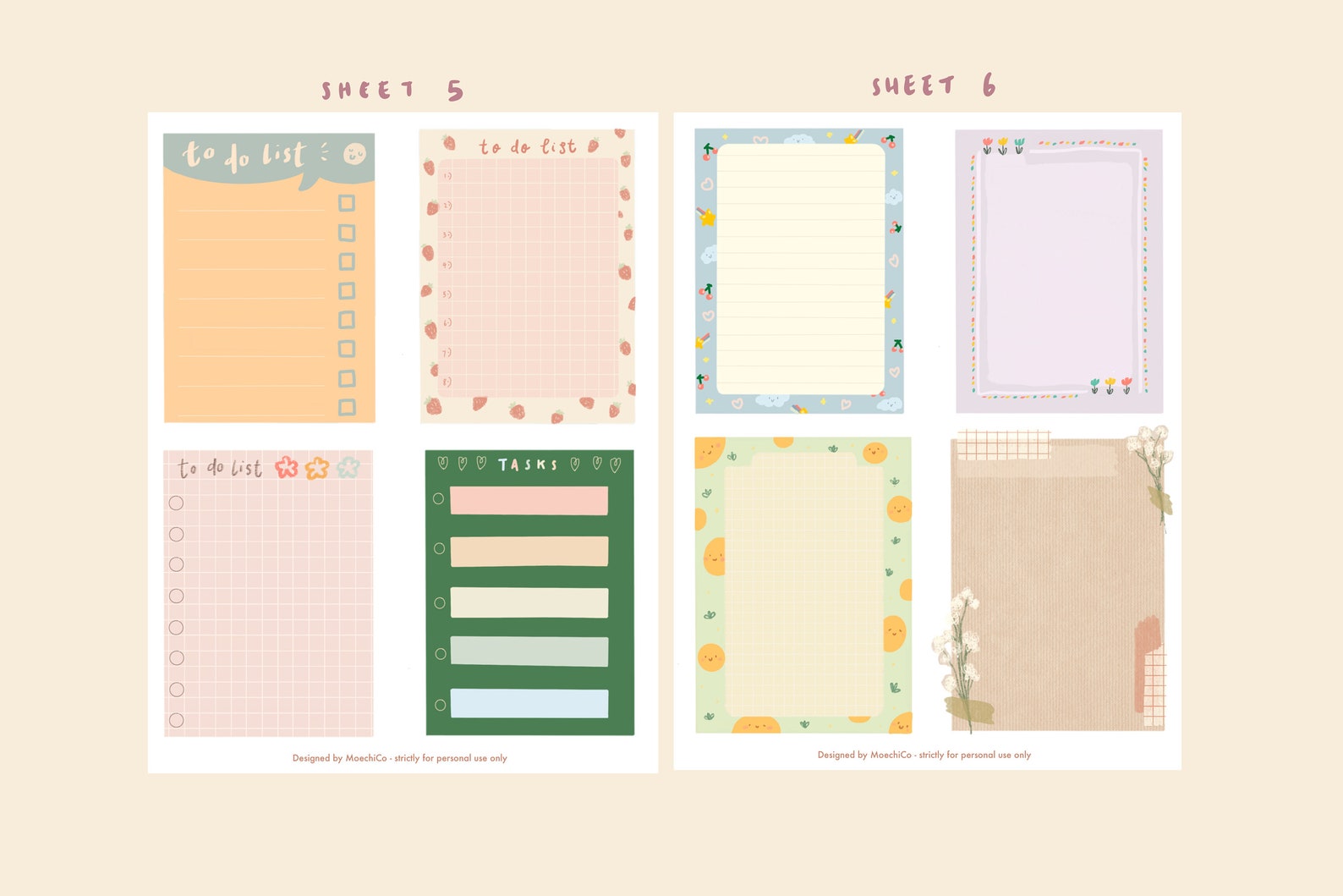 32 Cute Digital Sticky Notes Memo Stickers Goodnotes - Etsy UK