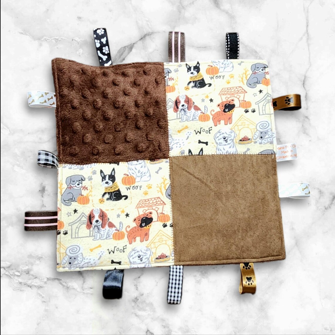 Soft Crinkle Sensory Ribbon Tag Baby Toy Dogs Puppies - Etsy