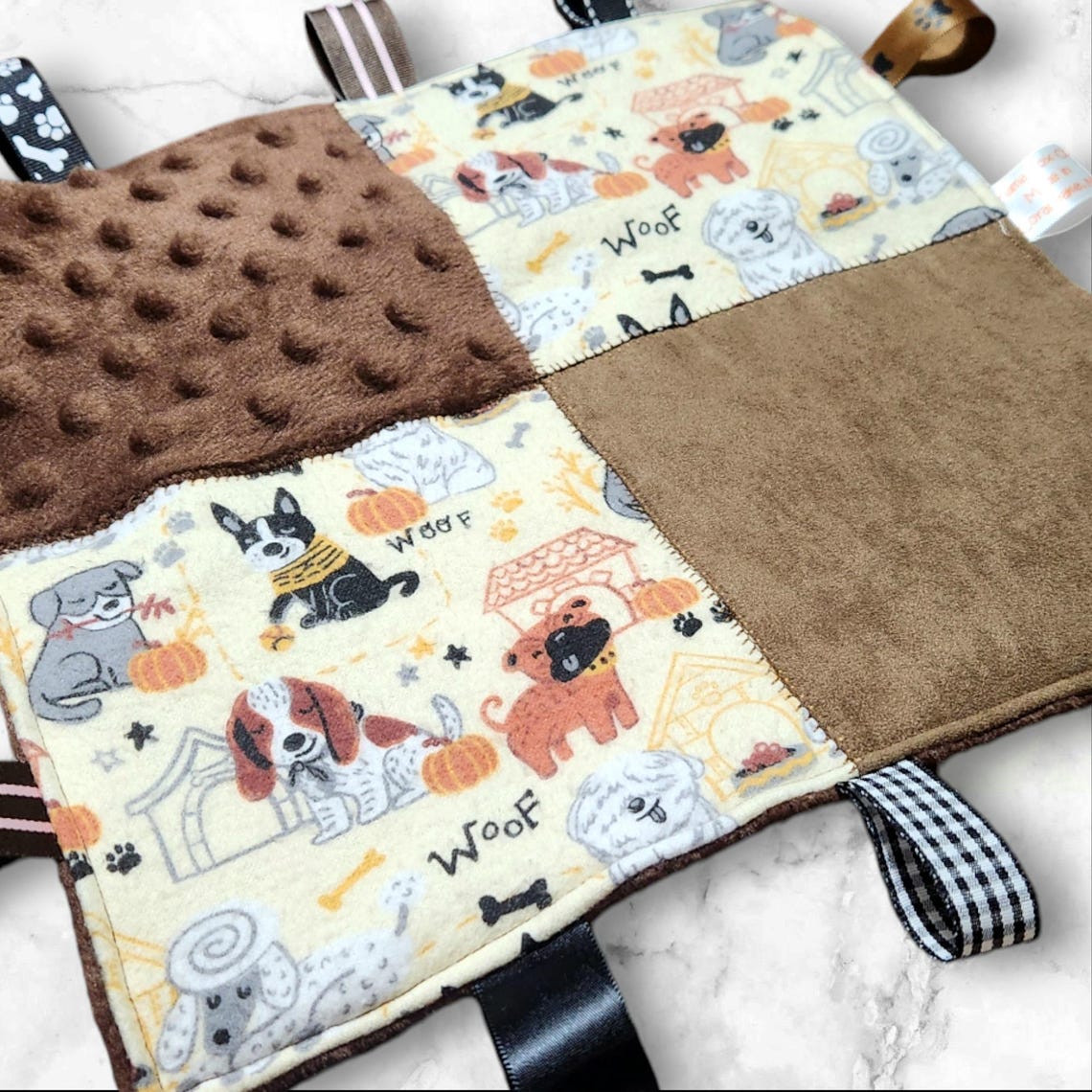 Soft Crinkle Sensory Ribbon Tag Baby Toy Dogs Puppies - Etsy