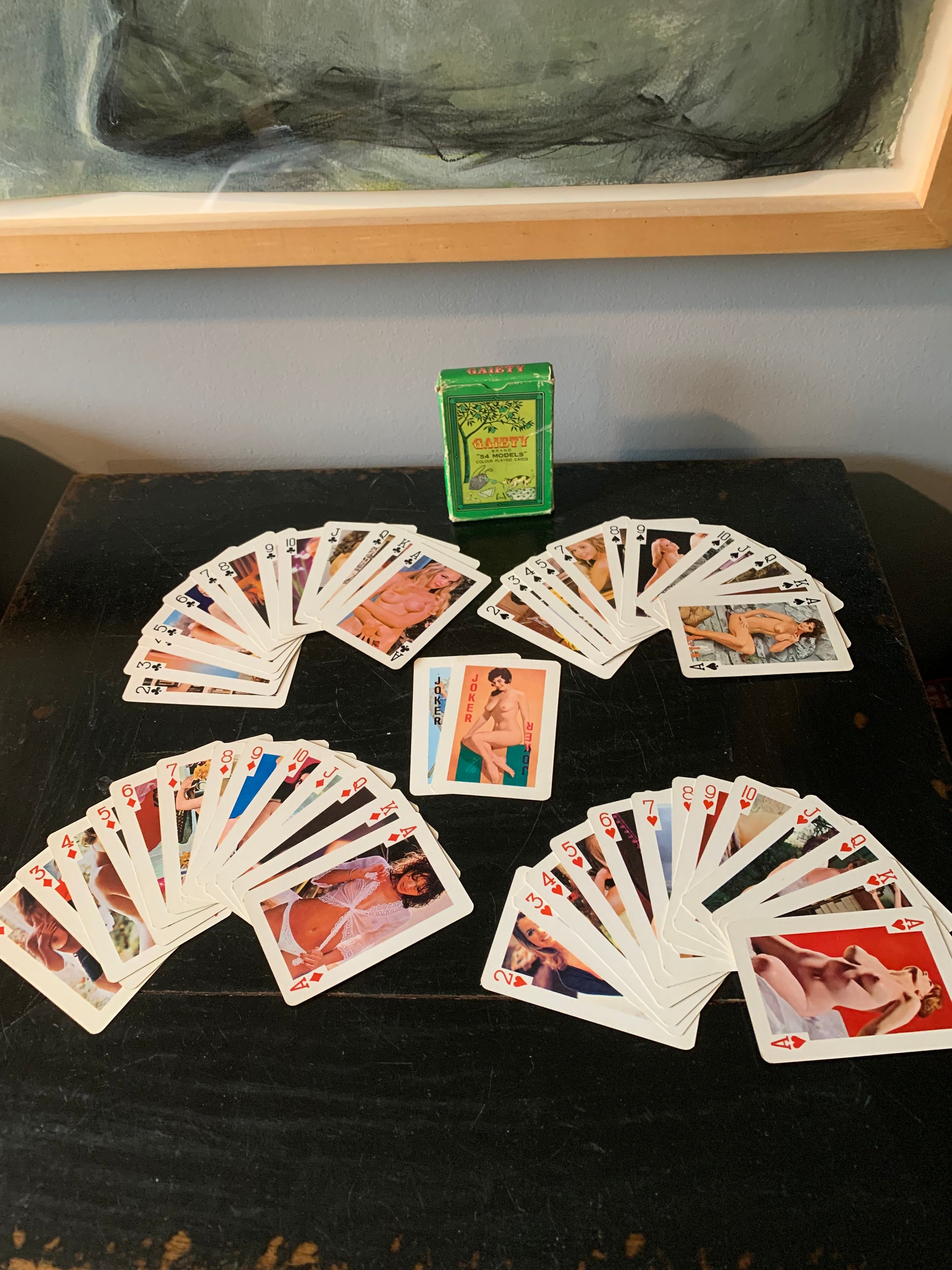 Vintage Nude Lady Playing Cards, Gaiety Brand - Etsy