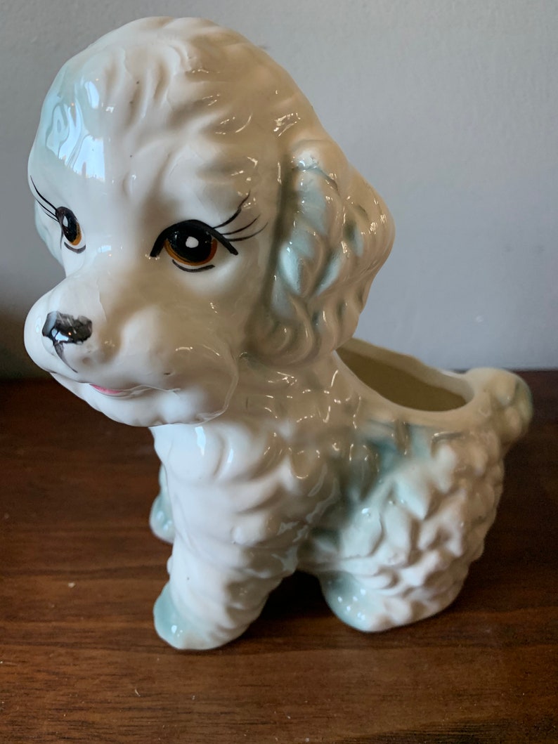 Vintage Poodle Planter - Etsy