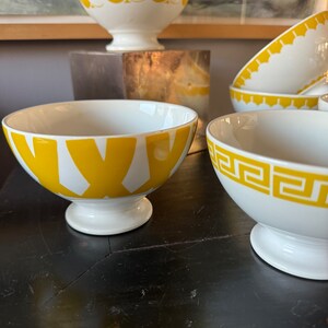 Vintage Sir/madam Deco Cafe Au Lait, Matcha Bowls, Set of 6 - Etsy