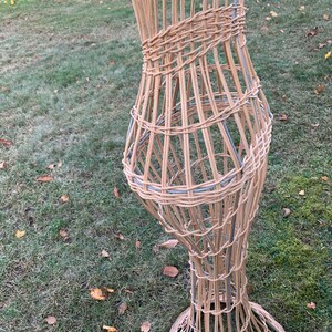 Vintage Art Deco Wicker Mannequin Dress Form - Etsy