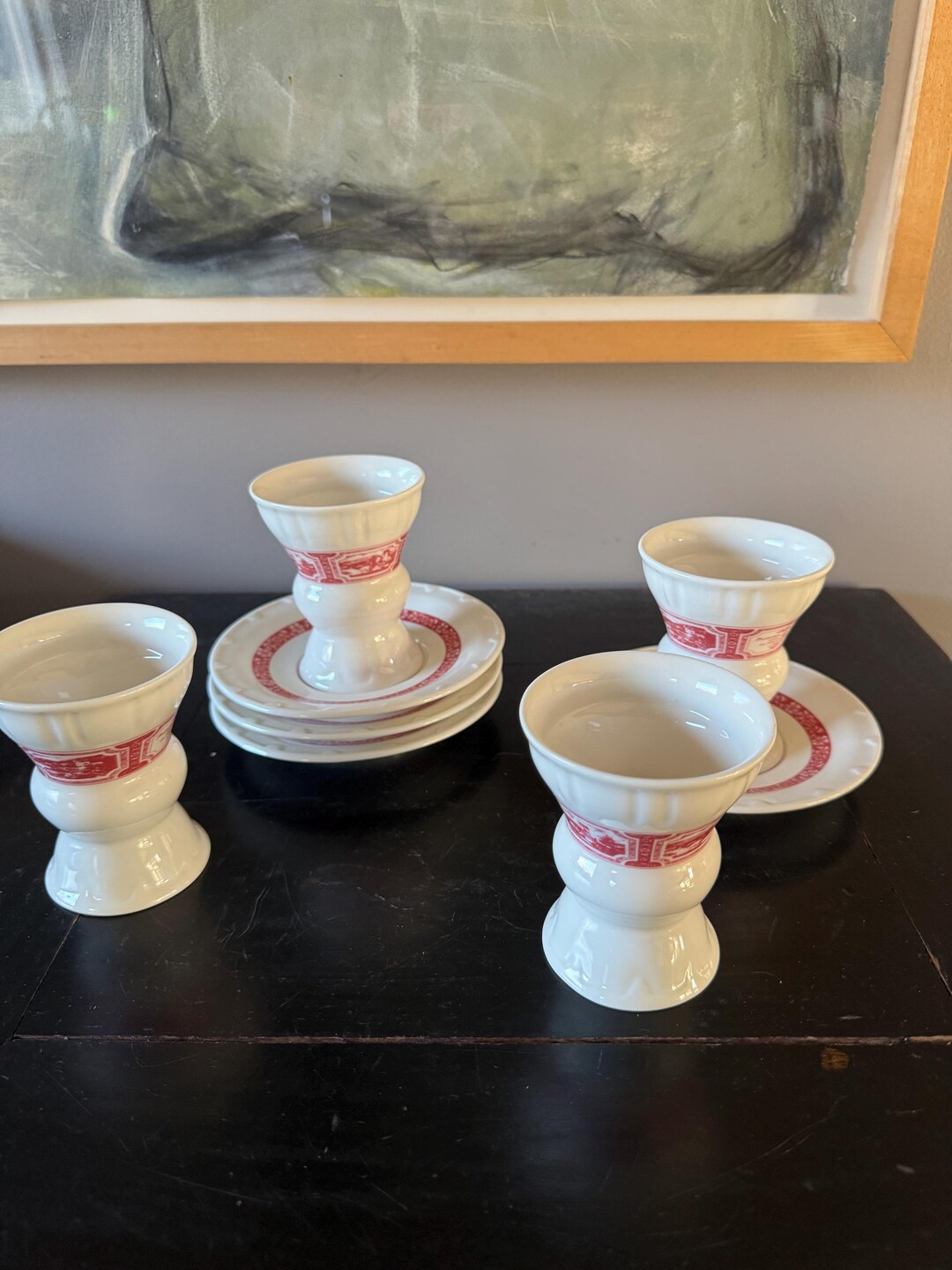 Vintage Heinrich Rudesheimer Tea Espresso Coffee Cups and Saucers ...