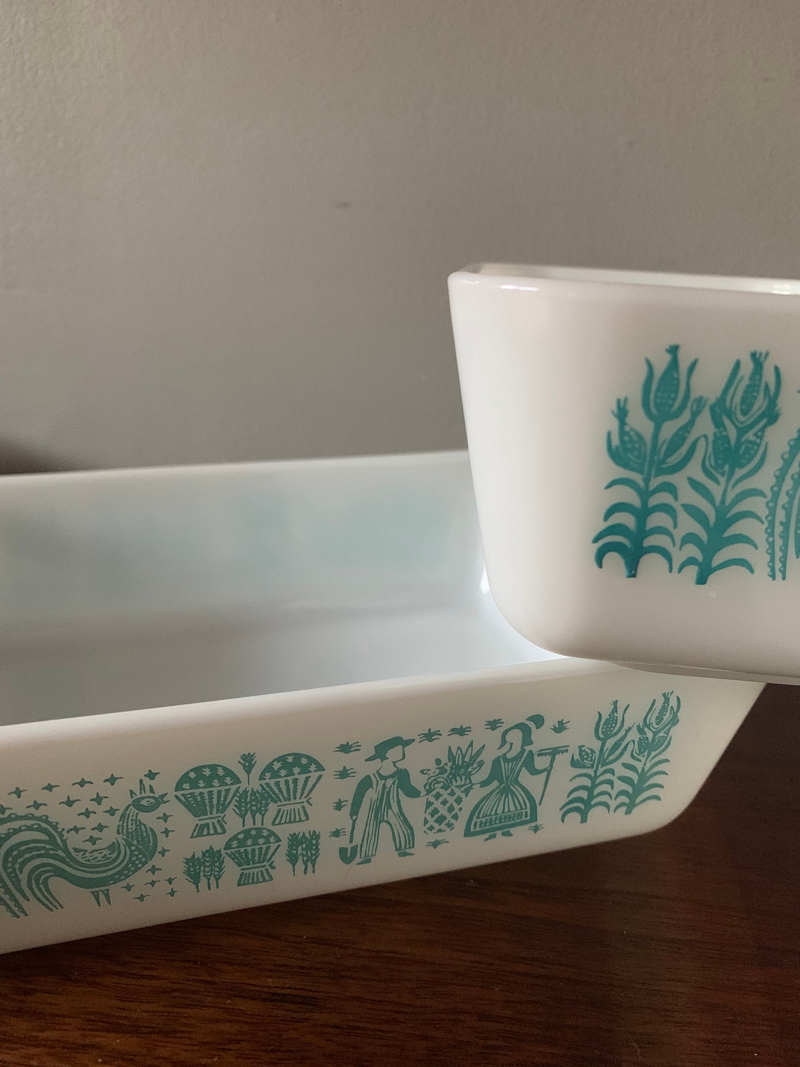 Vintage Pyrex Amish Butterprint Fridgie Set No Lids - Etsy