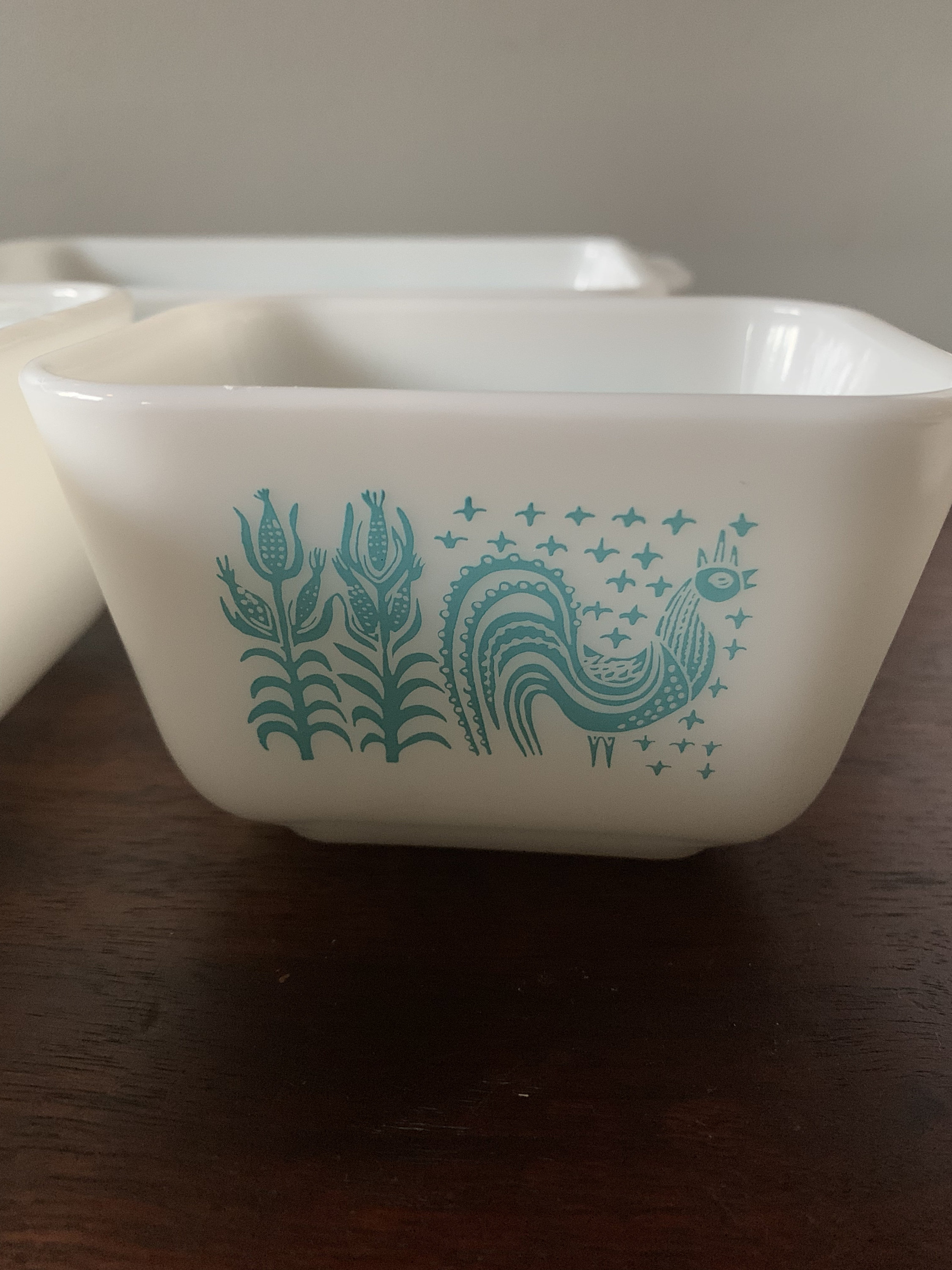 Vintage Pyrex Amish Butterprint Fridgie Set No Lids - Etsy