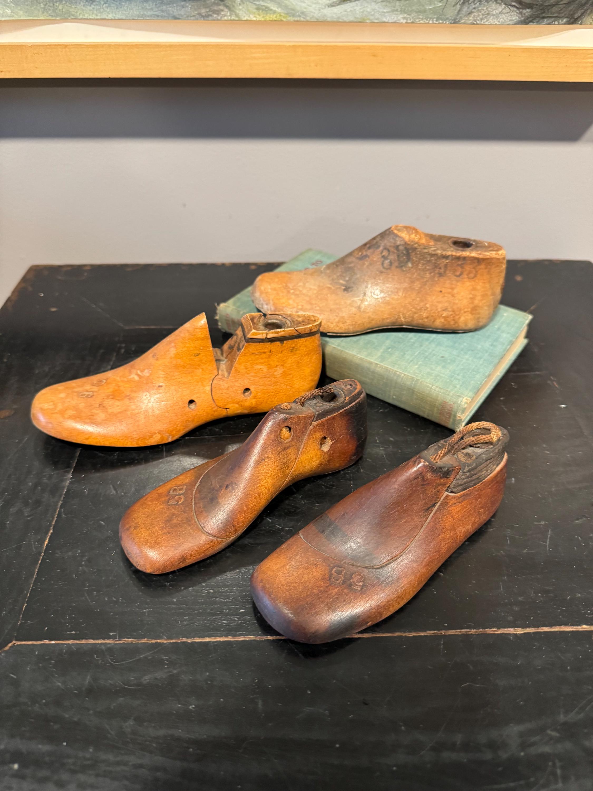 Vintage Wood Shoe Forms, Shoe Last Children, Lot of 4 - Etsy