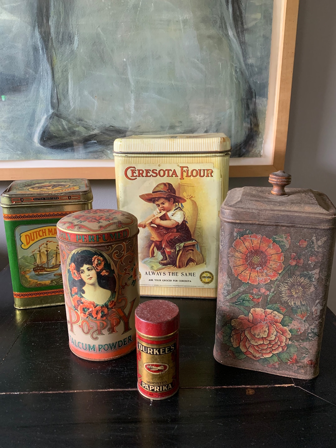 Vintage Advertising Tins - Etsy