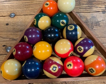 Bakelite Pool Balls - Etsy