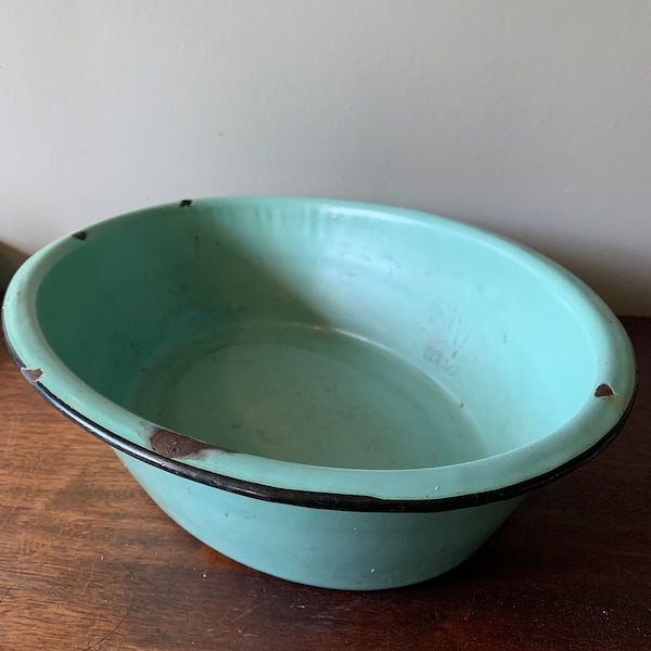 Enamel Wash Basin - Etsy