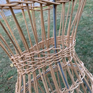 Vintage Art Deco Wicker Mannequin Dress Form - Etsy