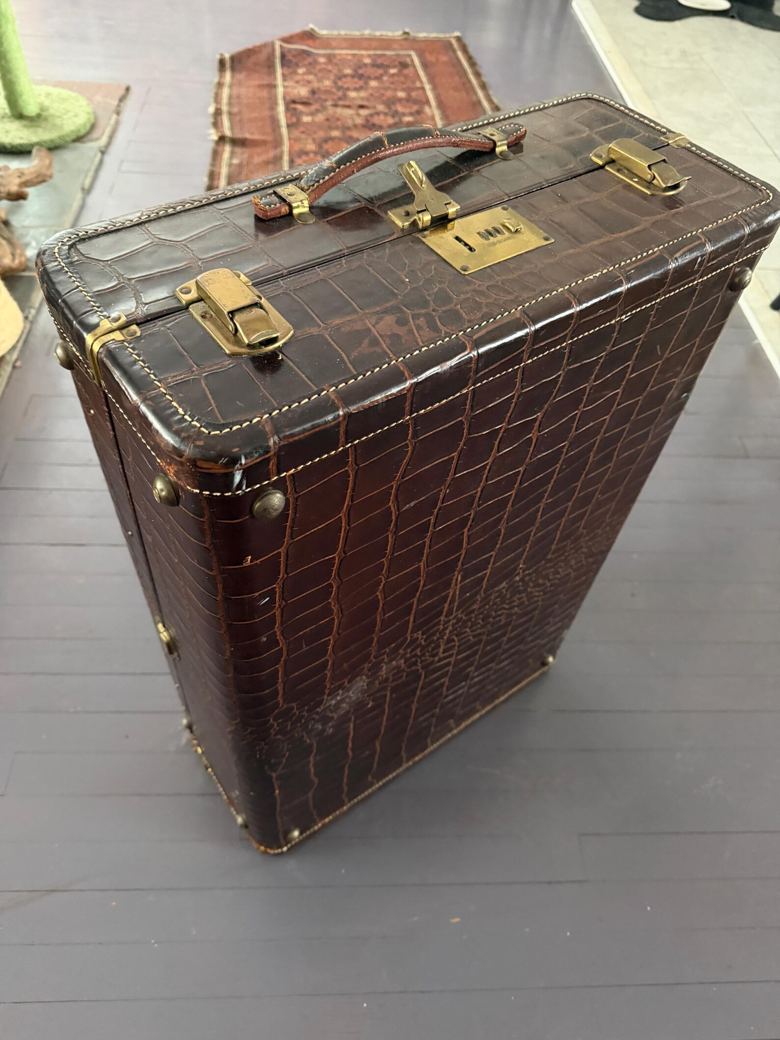 Vintage Suitcase Luggage Set, Genuine Cow Hide, Sold INDIVIDUALLY - Etsy
