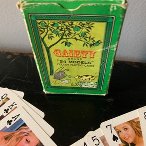 Vintage Nude Lady Playing Cards, Gaiety Brand - Etsy