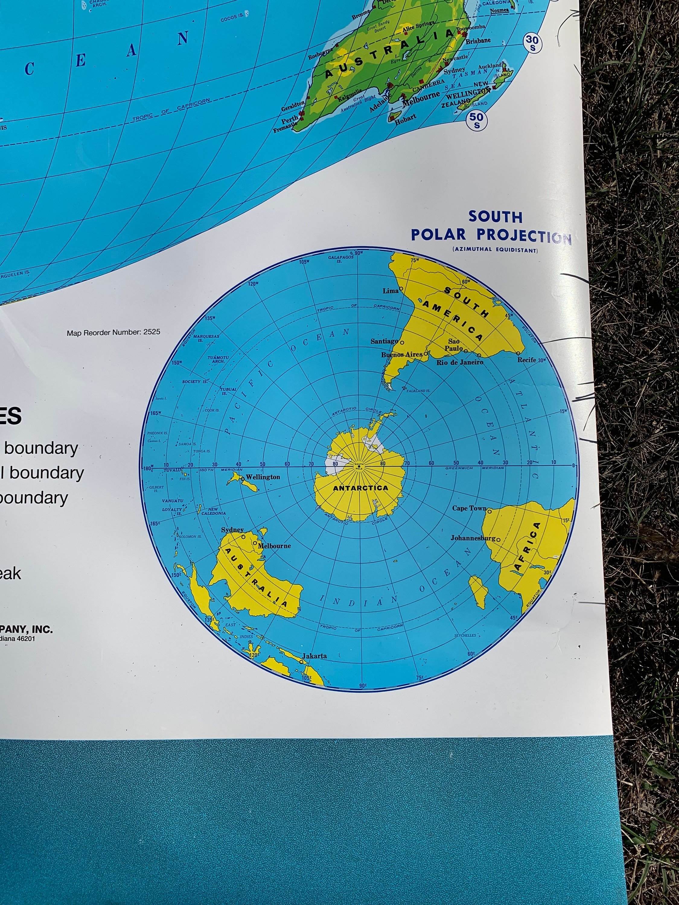 Vintage Cram World Map School Map Retractable - Etsy