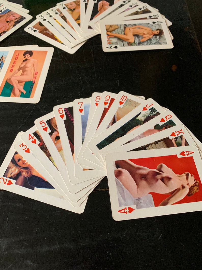 Vintage Nude Lady Playing Cards, Gaiety Brand - Etsy