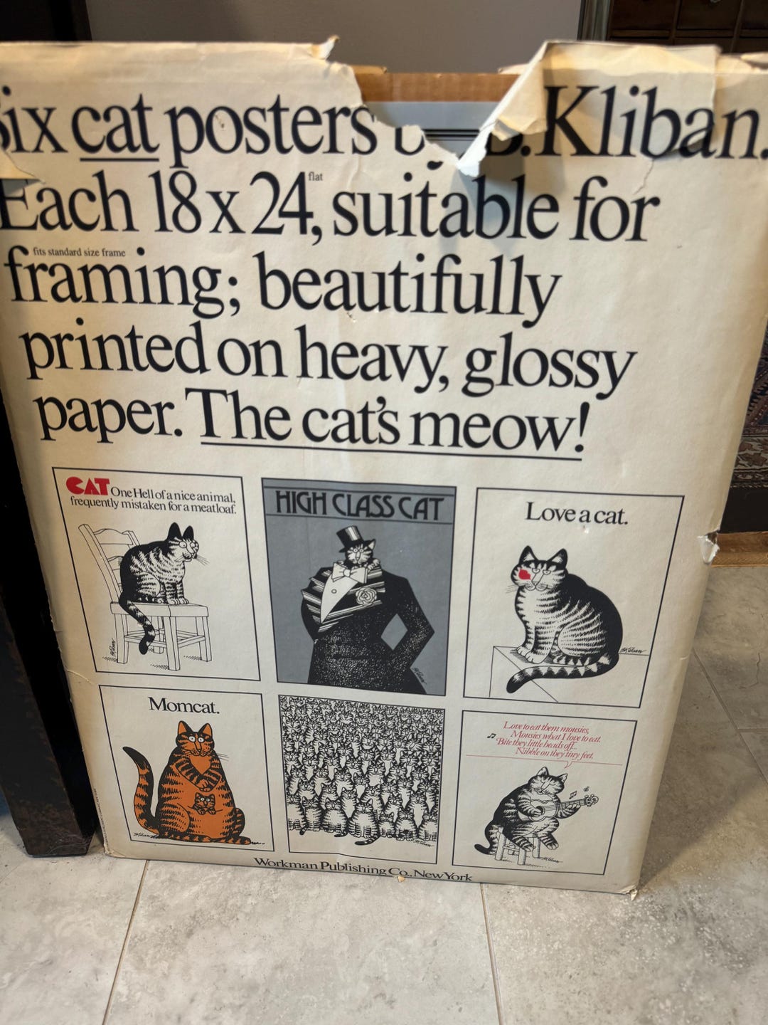 Vintage B. Kliban Cat Posters, Sold Individually - Etsy