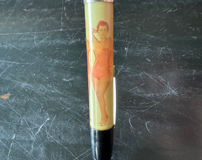 Vintage Floaty Nude Lady Pen Tip And Strip Etsy