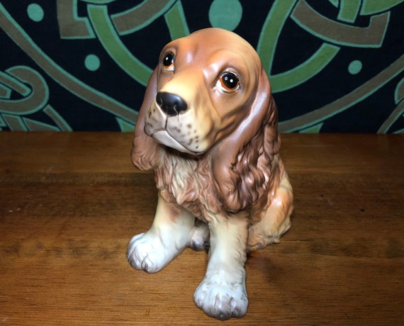 RB Cocker Spaniel Vintage Planter Ceramic Dog/puppy Furry - Etsy
