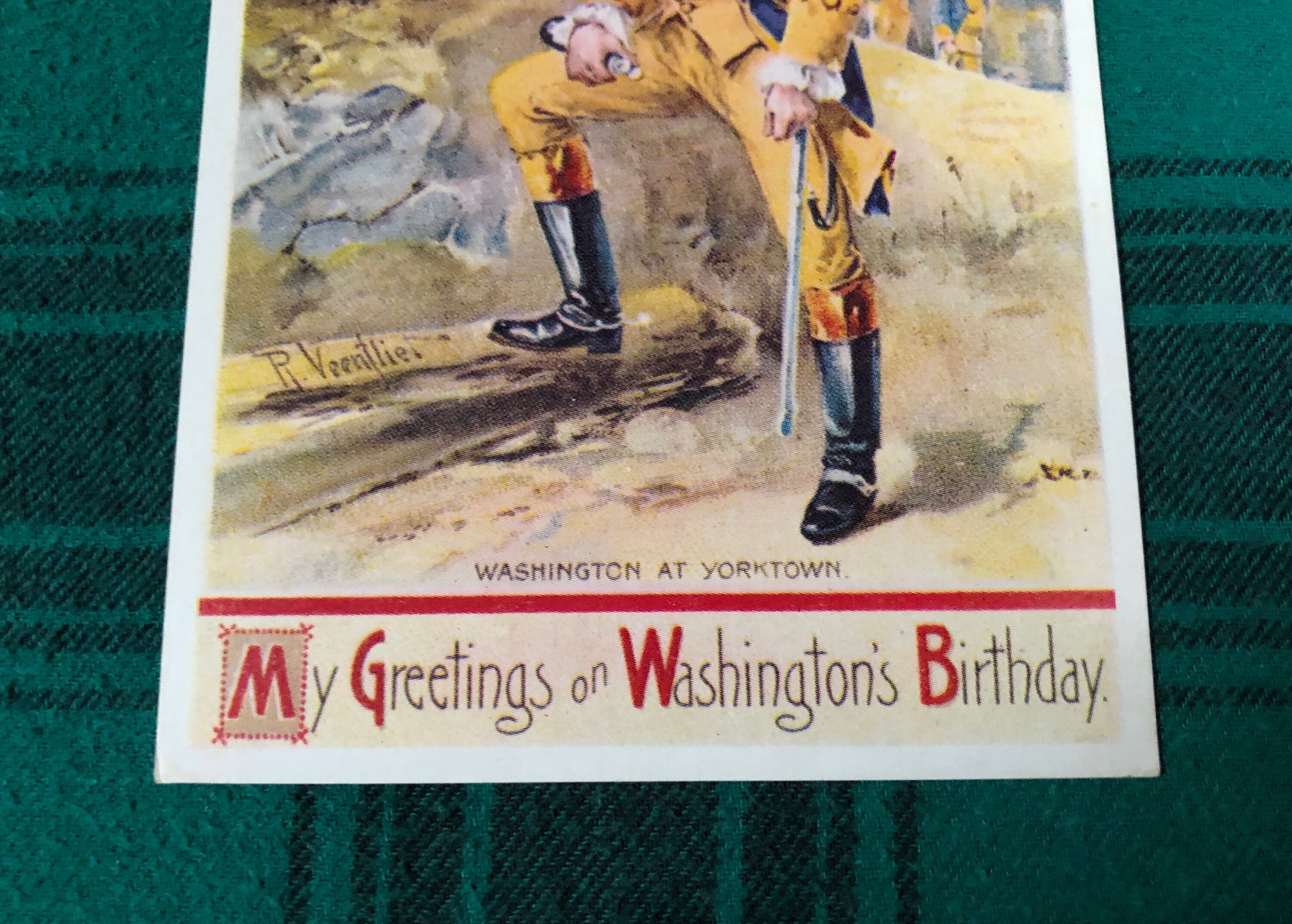 Vintage Early 20th Century George Washington Postcard Ephemera My ...