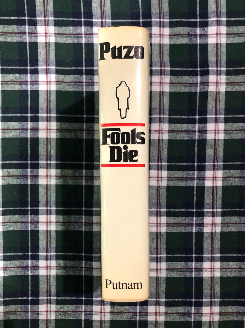 Fools Die (1978) by Mario Puzo - First Impression Vintage Hardback Book ...