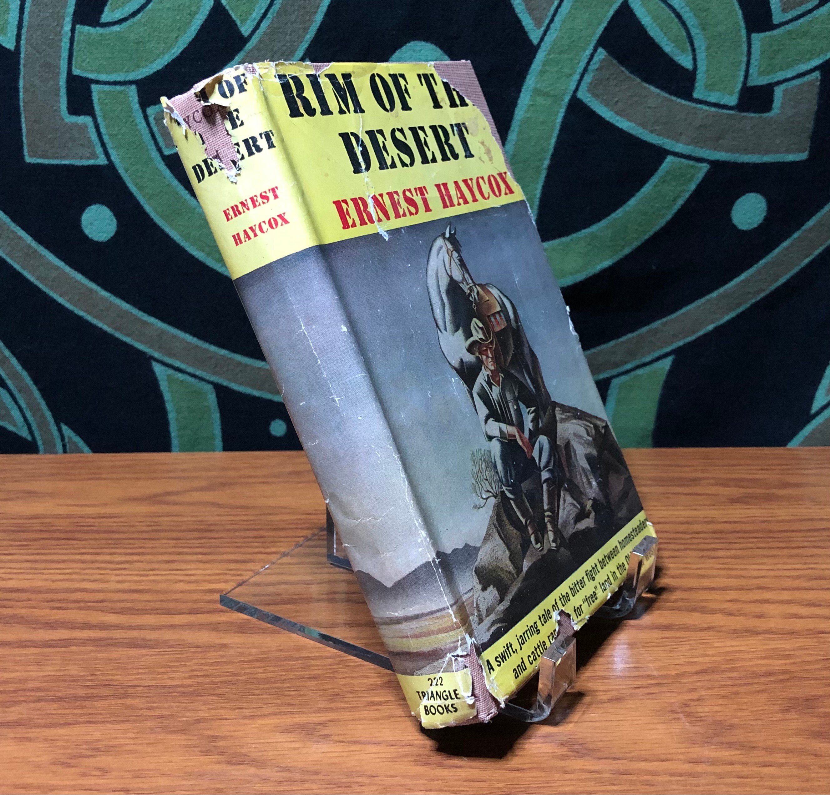 Rim of the Desert 1944 by Ernest Haycox Vintage Western/cowby Hardback ...