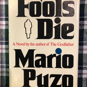 Fools Die (1978) by Mario Puzo - First Impression Vintage Hardback Book ...