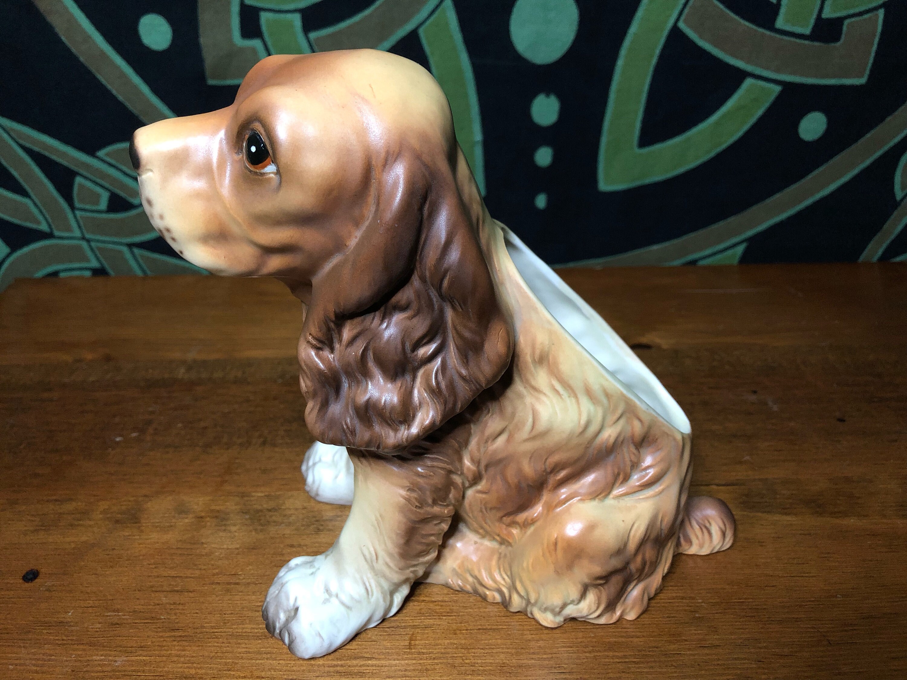 RB Cocker Spaniel Vintage Planter - Ceramic Dog/puppy - Furry Paws ...