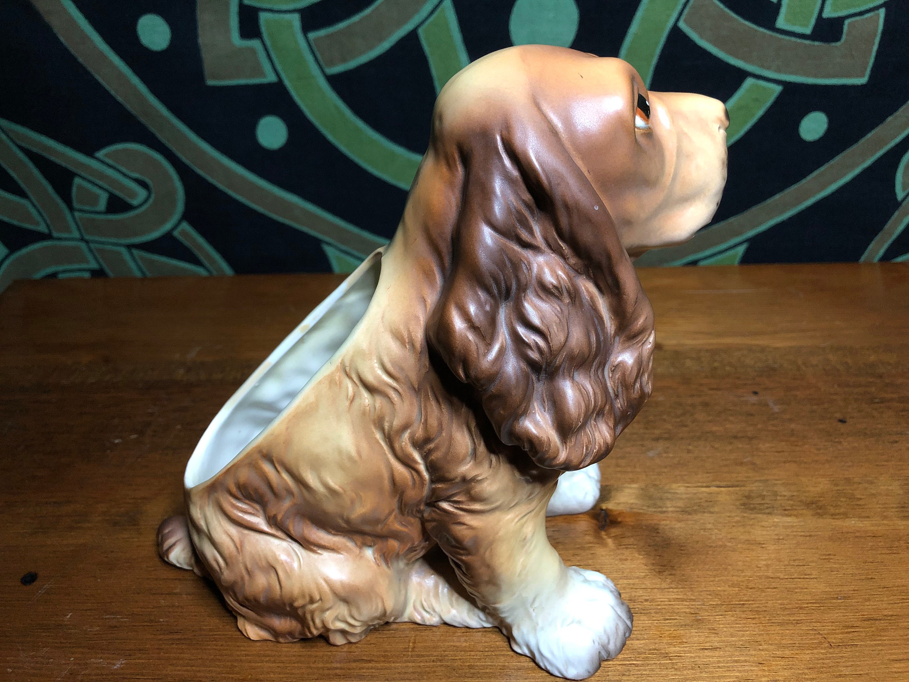 RB Cocker Spaniel Vintage Planter - Ceramic Dog/puppy - Furry Paws ...