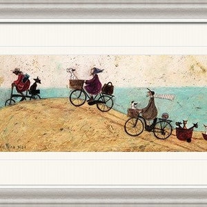 SAM TOFT Mounted Framed Print Electric Bike Ride 3 Frame - Etsy UK