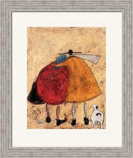 SAM TOFT mounted framed print Hugs on the way home 40 x | Etsy