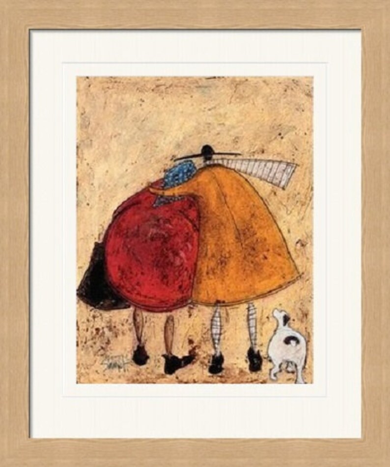 SAM TOFT Mounted Framed Print Hugs on the Way Home 40 X 30 - Etsy UK