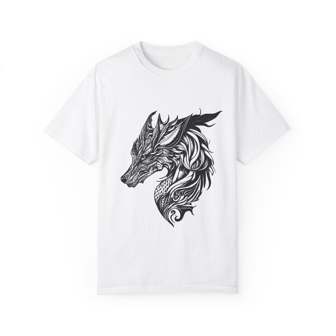 Dragon Unisex Garment-dyed T-shirt - Etsy