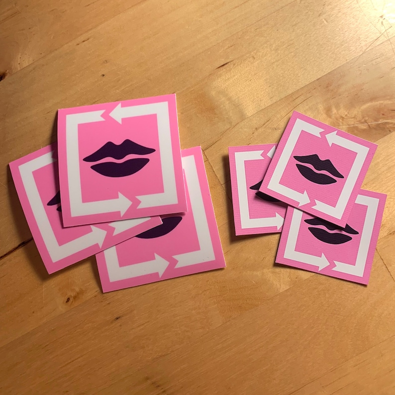 Kiss Sticker Ermes Costello - Etsy