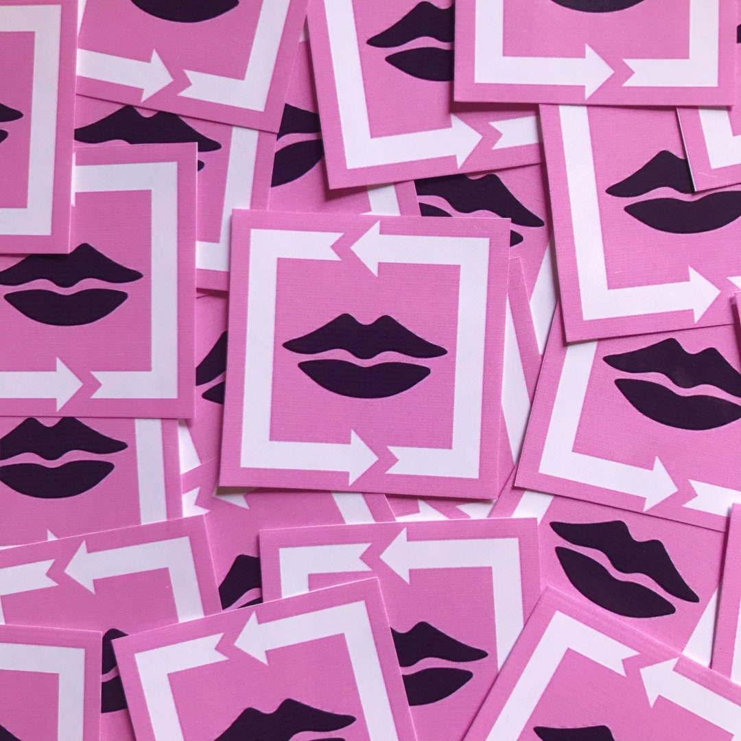 Kiss Sticker Ermes Costello - Etsy