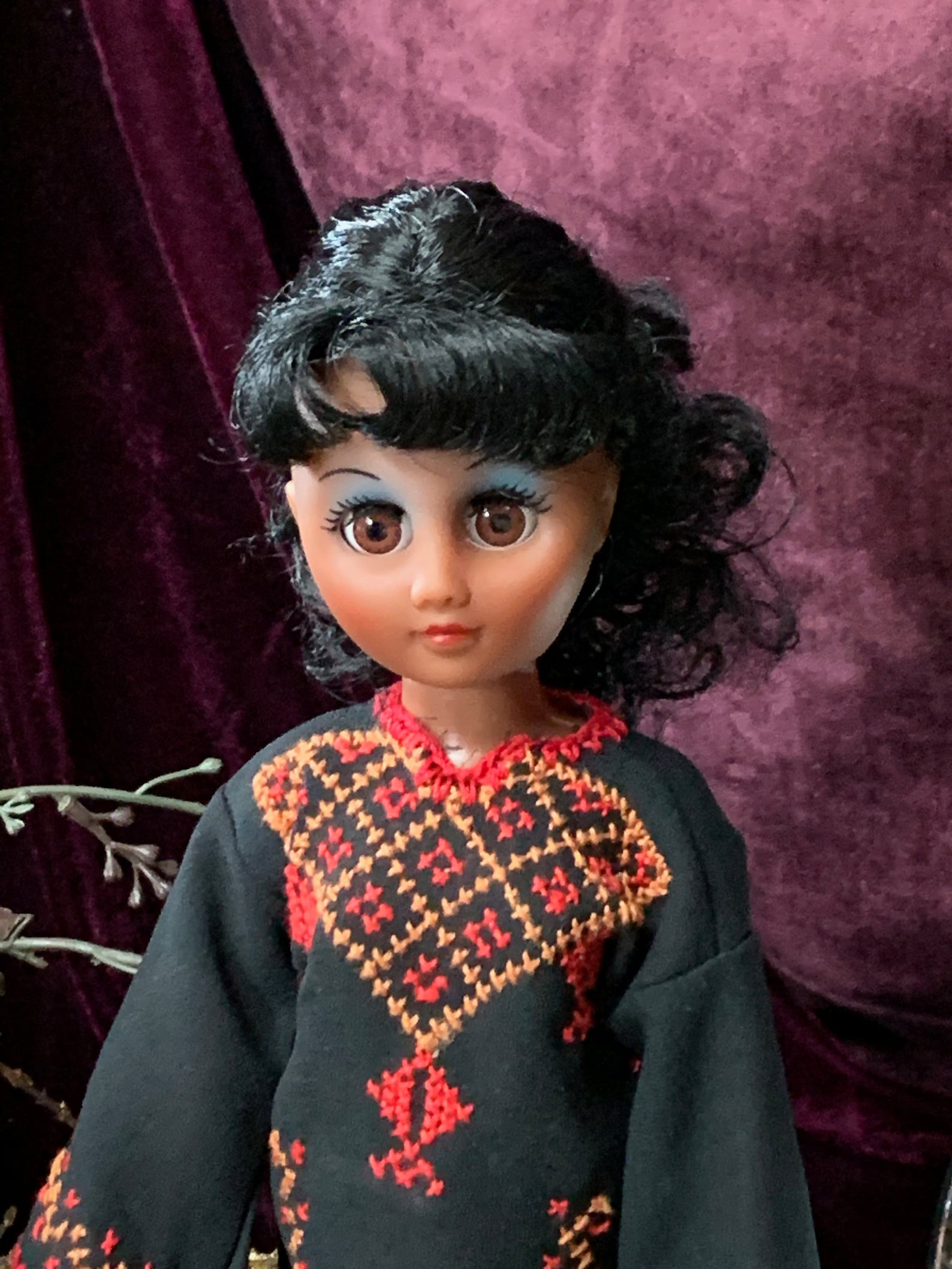 Handmade Traditional Embroidered Palestinian Thobe Doll - Etsy UK