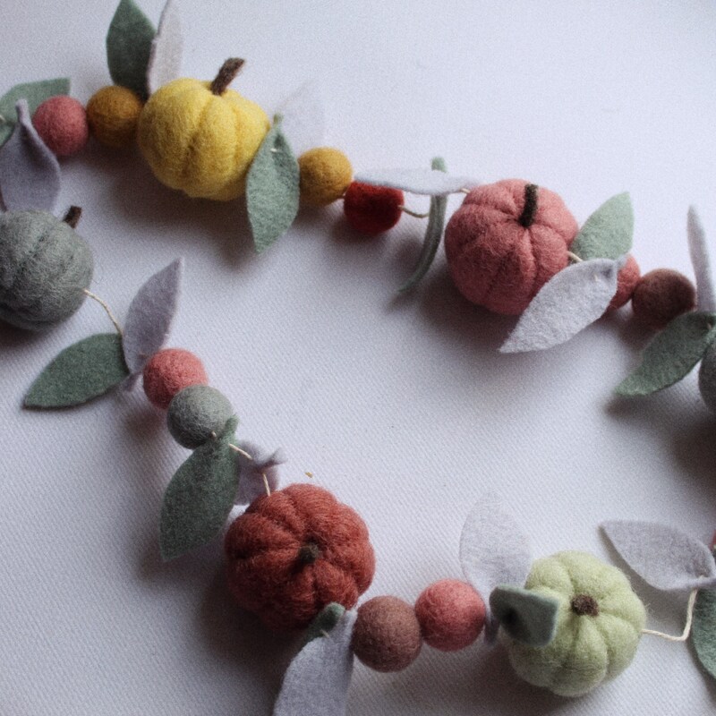 Fall Felt Leaf Garland - Etsy
