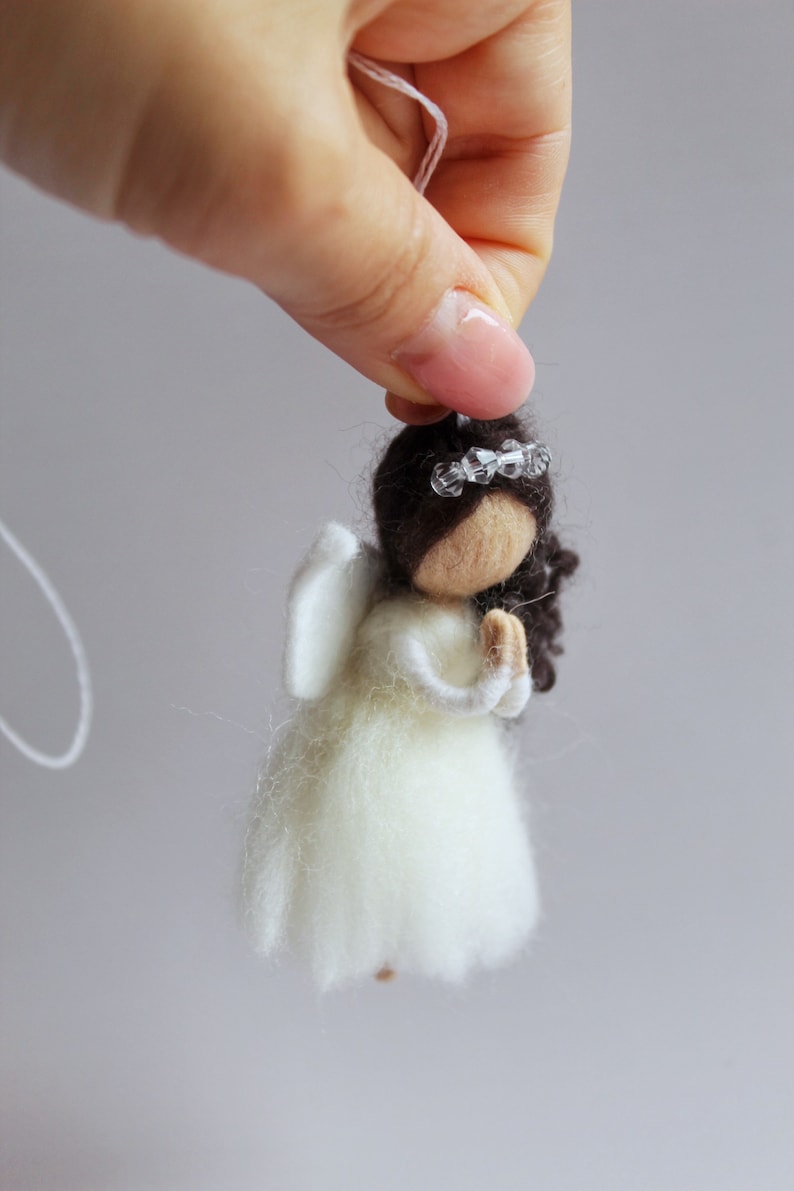Needle Felted Tiny Angels Soft Sculpture Angel Decor Wool - Etsy