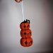 Mini Pumpkin Three Head Pumpkin Needle Felted Decorative Art Doll ...