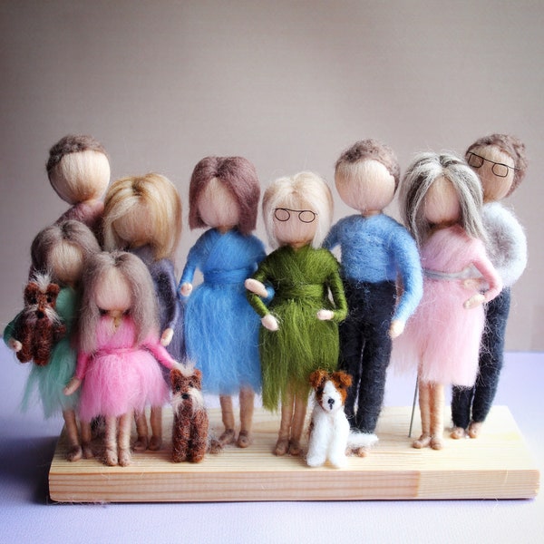 Needle Felted People - Etsy