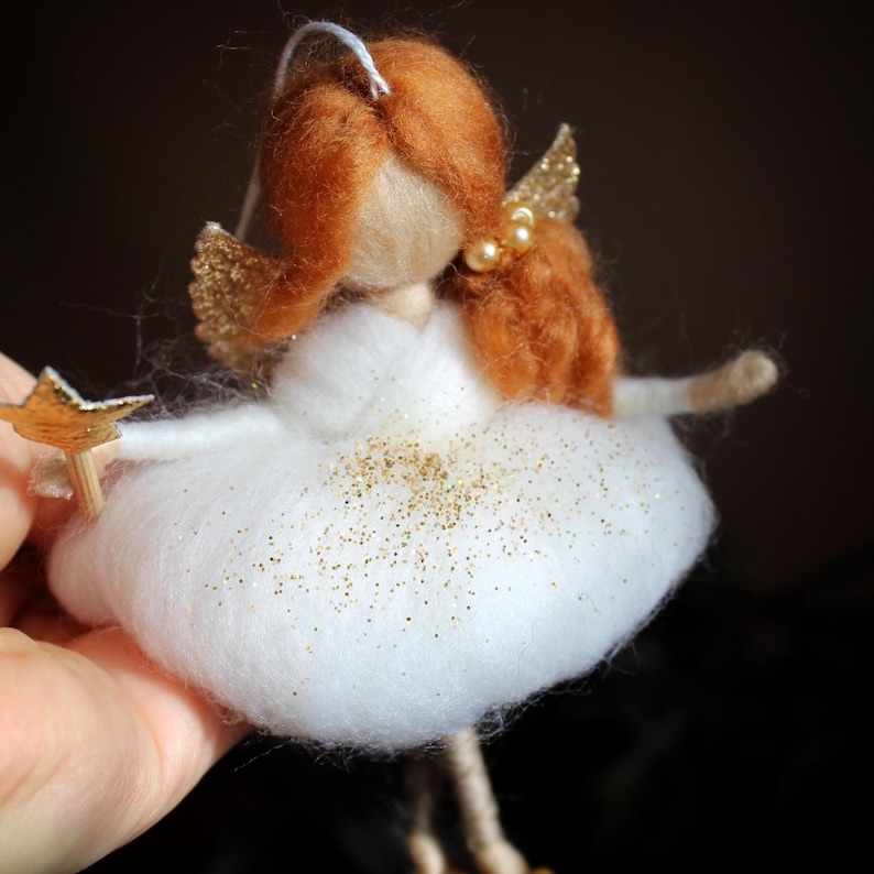 Handmade Wool Angel Ornament - Christmas Decoration - Symbolic Keepsake ...