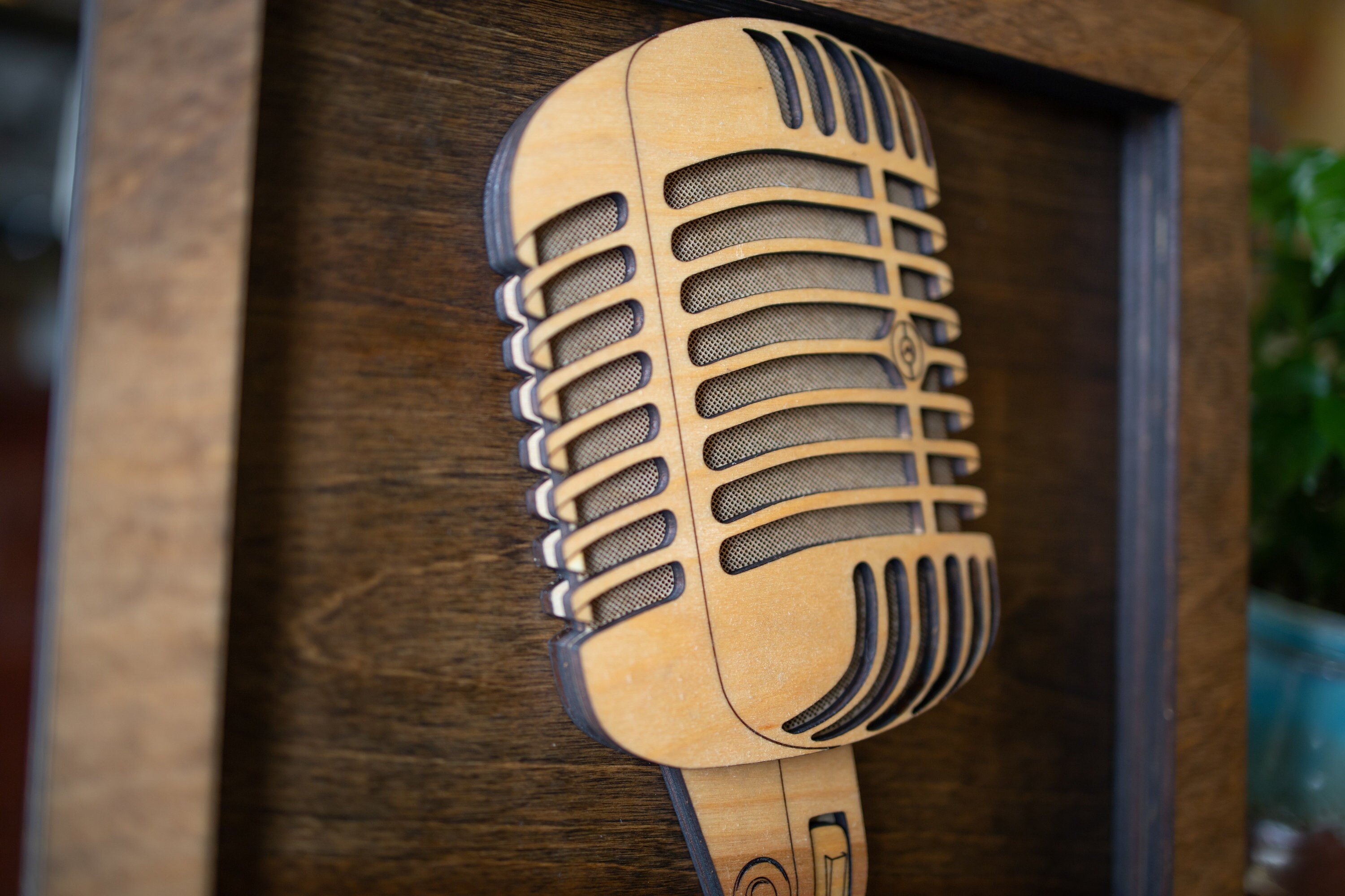 Vintage Microphone SVG Laser Cut Files for Glowforge & - Etsy Singapore