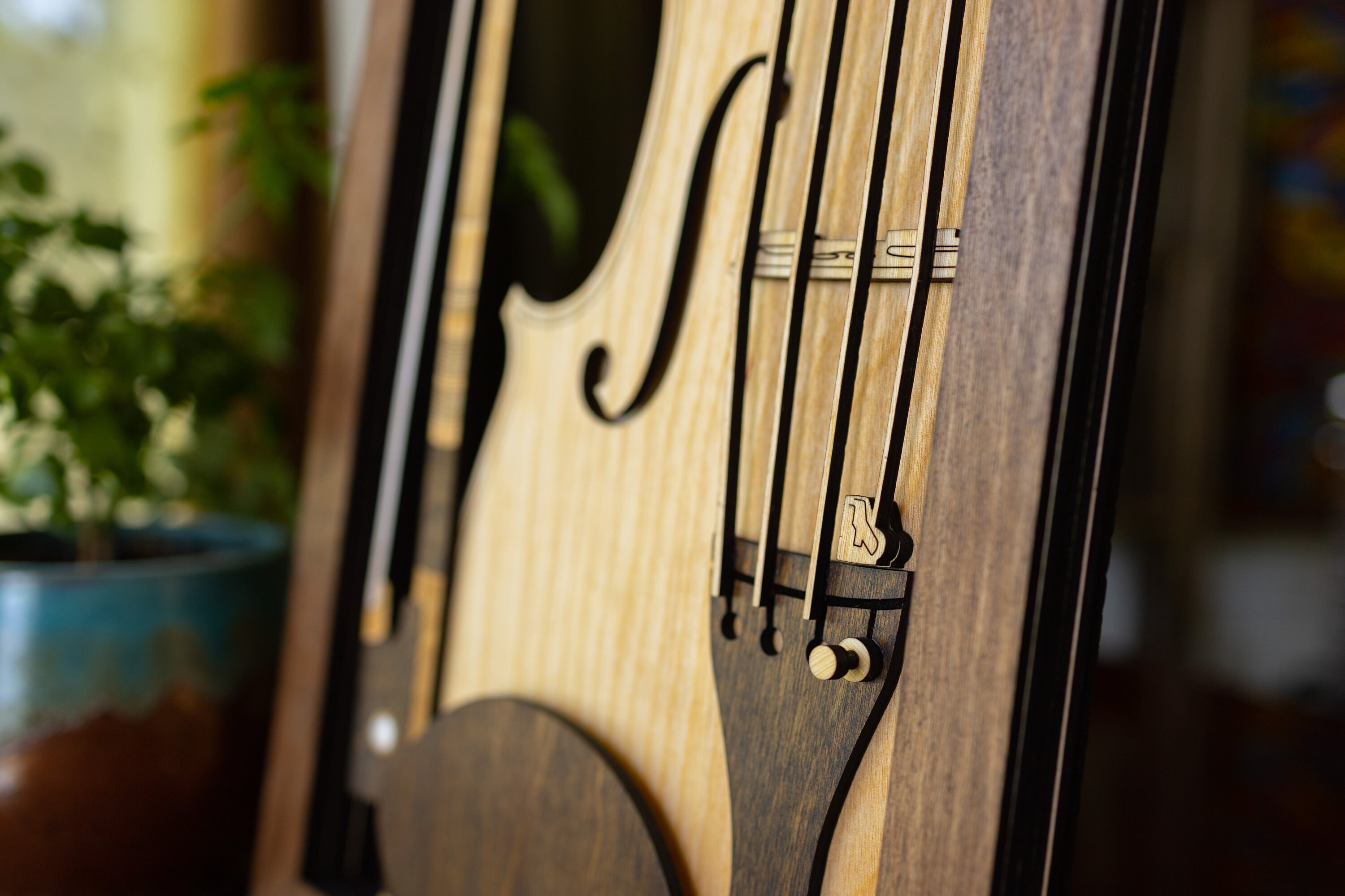 Violin / Fiddle SVG Laser Cut Files for Glowforge & Laser | Etsy