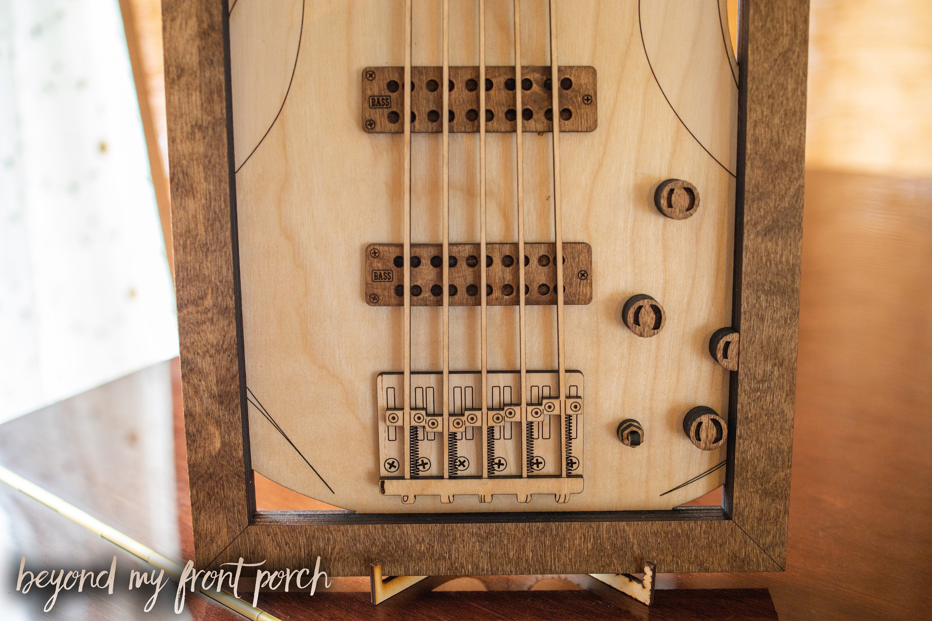 5 String Electric Bass SVG Laser Cut Files for Glowforge & - Etsy Canada